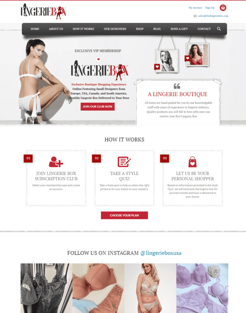 The Lingerie Box - Maxsource Technologies